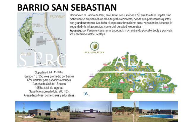 Lote en Escobar barrio San Sebastian - Mas Propiedades Net